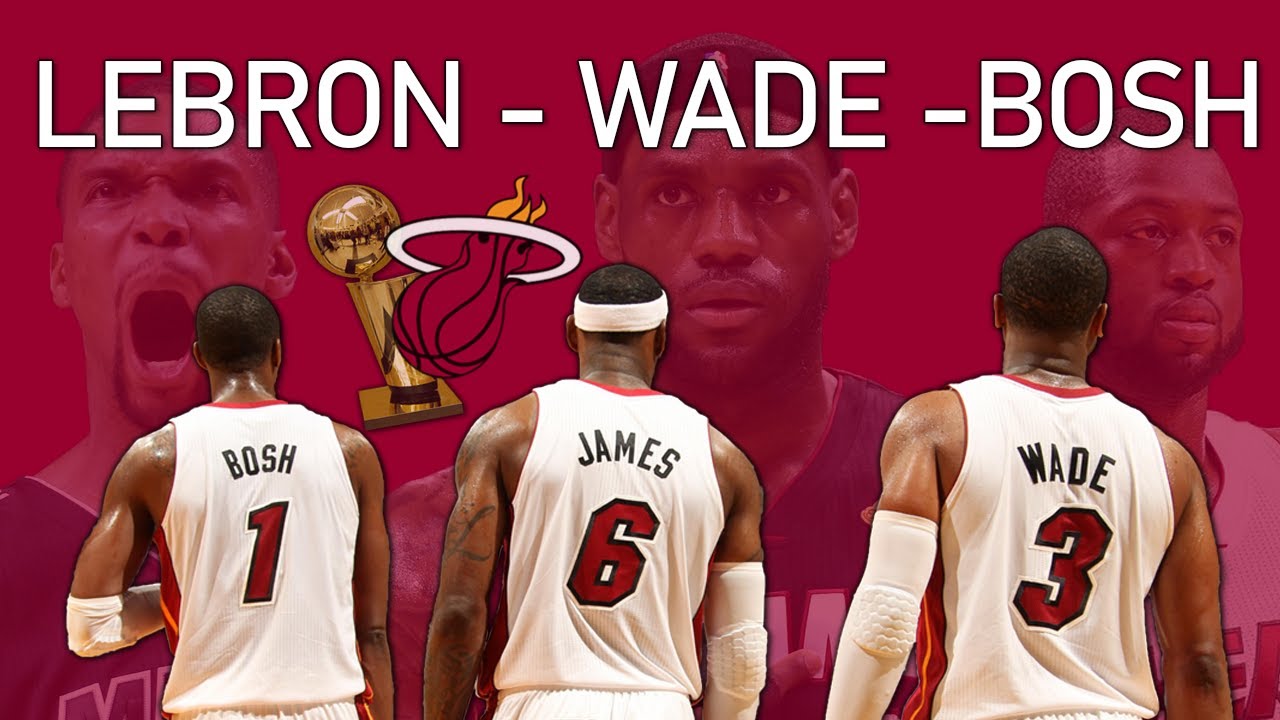 LeBron - Wade - Bosh : l’histoire du BIG 3 du Miami Heat - YouTube