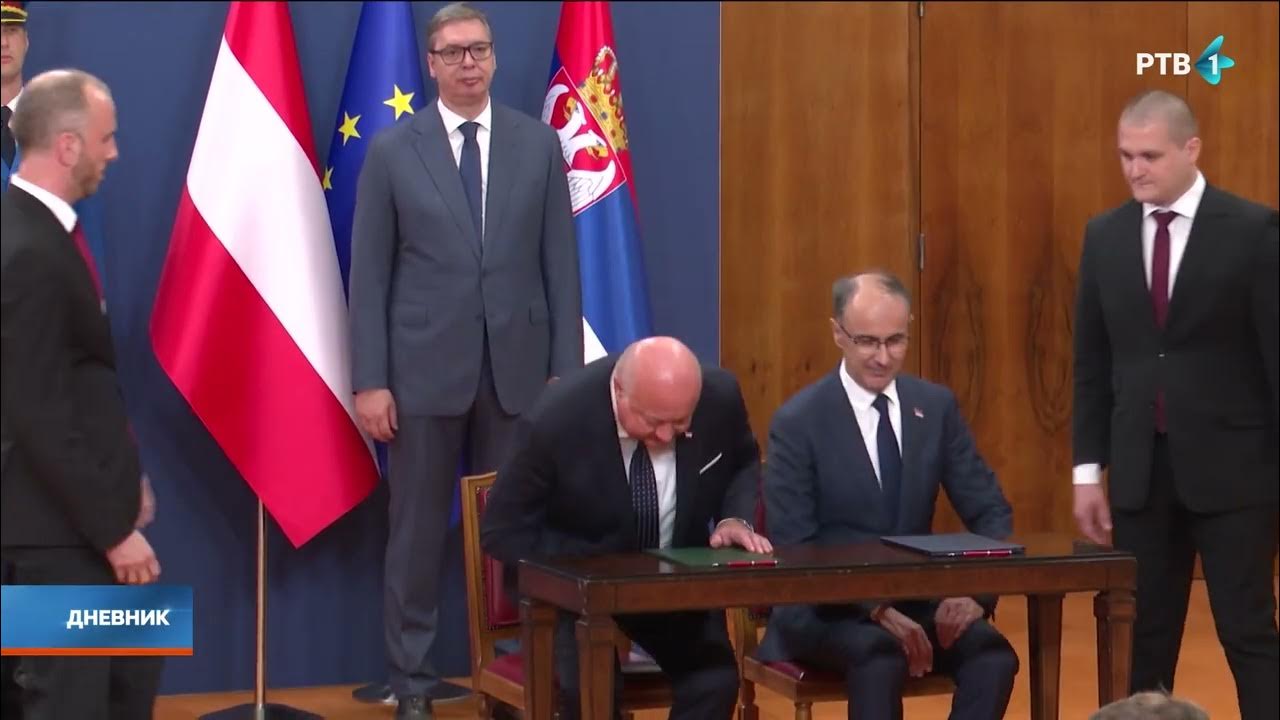 Vučić: Sa Štokerom o situaciji u regionu, ali i daljem jačanju odnosa Srbije i Austrije - YouTube