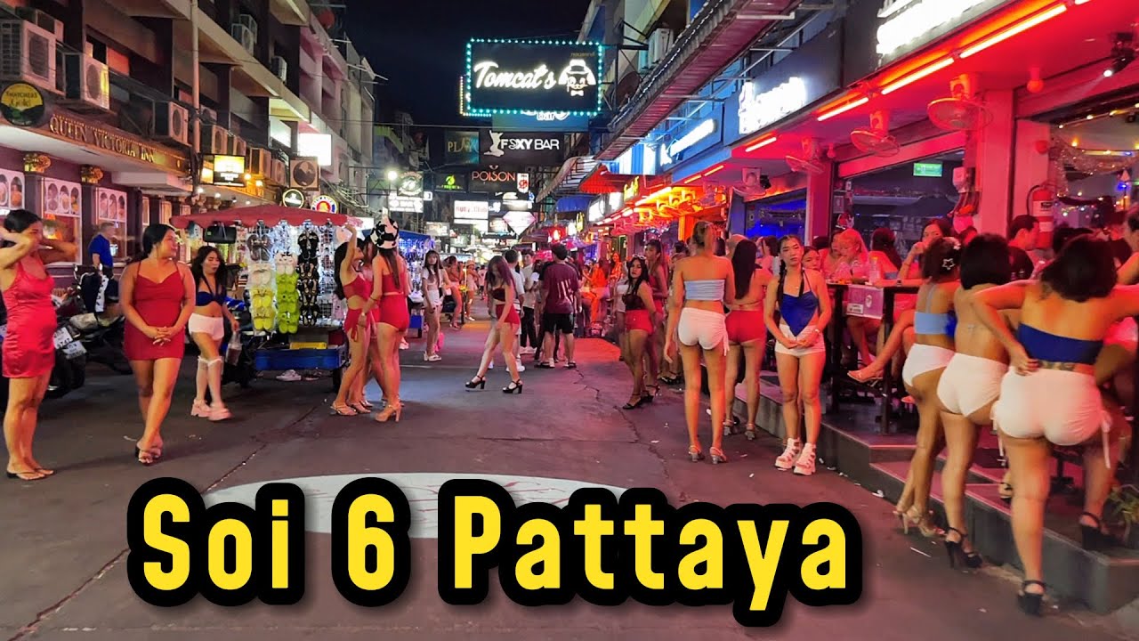 SOI 6 PATTAYA : A Neon Oasis in 4K UHD - Exploring the Nightlife Hotspot! #soi6 #pattaya - YouTube