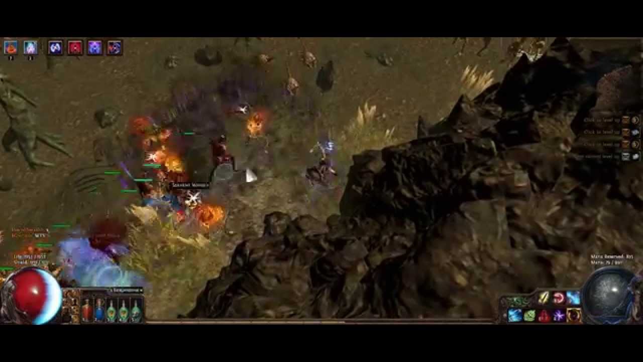Path Of Exile Burning Miscreation - YouTube