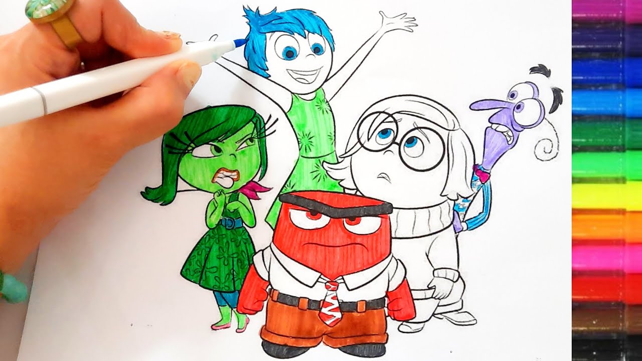 Color the characters inside and out carefully🫰 | Color animation ...