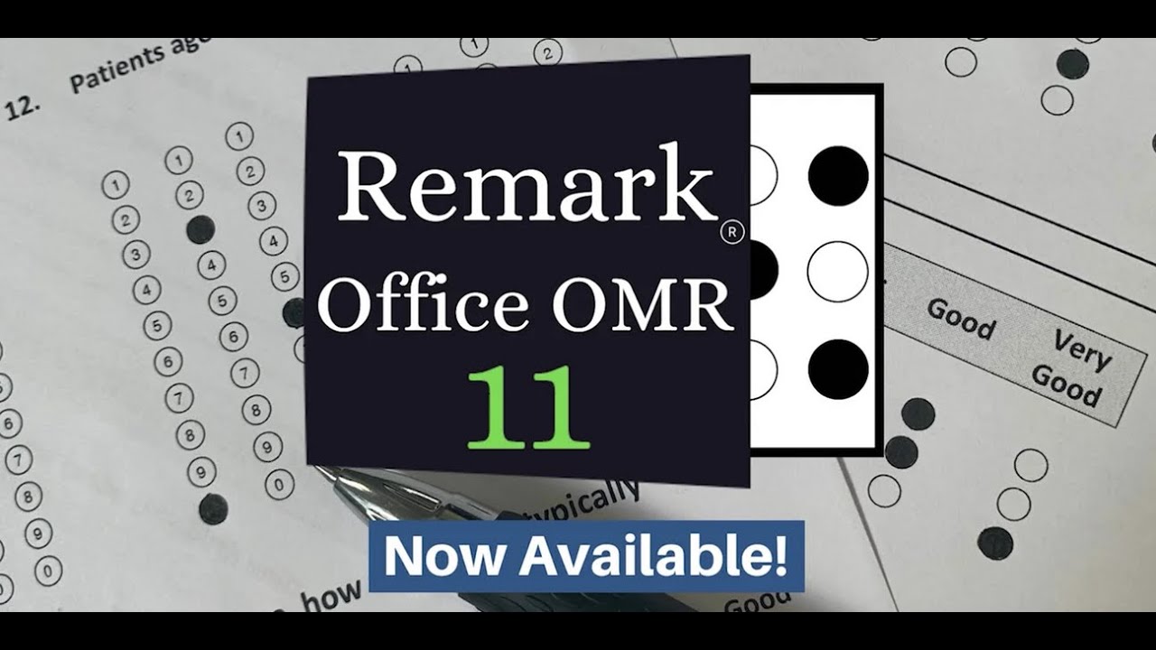 Announcing Remark Office OMR Software Version 11 - YouTube