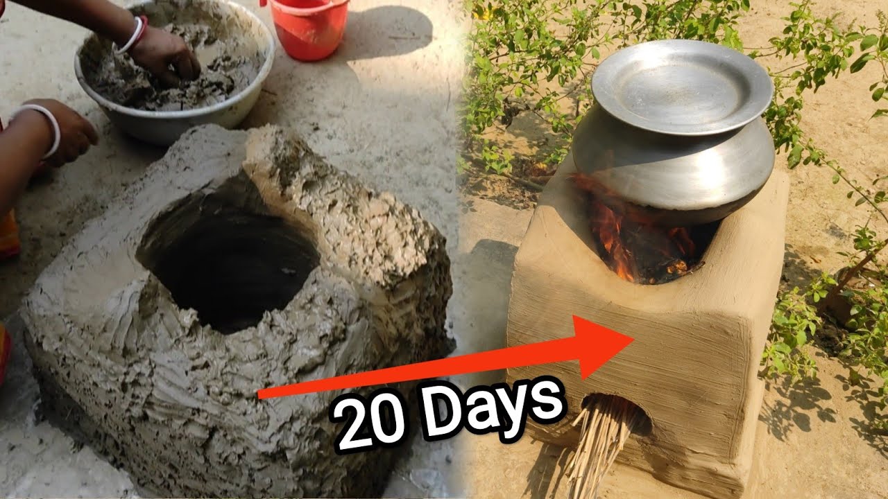 How to Make Chula or Soil Oven for Cooking in Desi Indian Style - YouTube