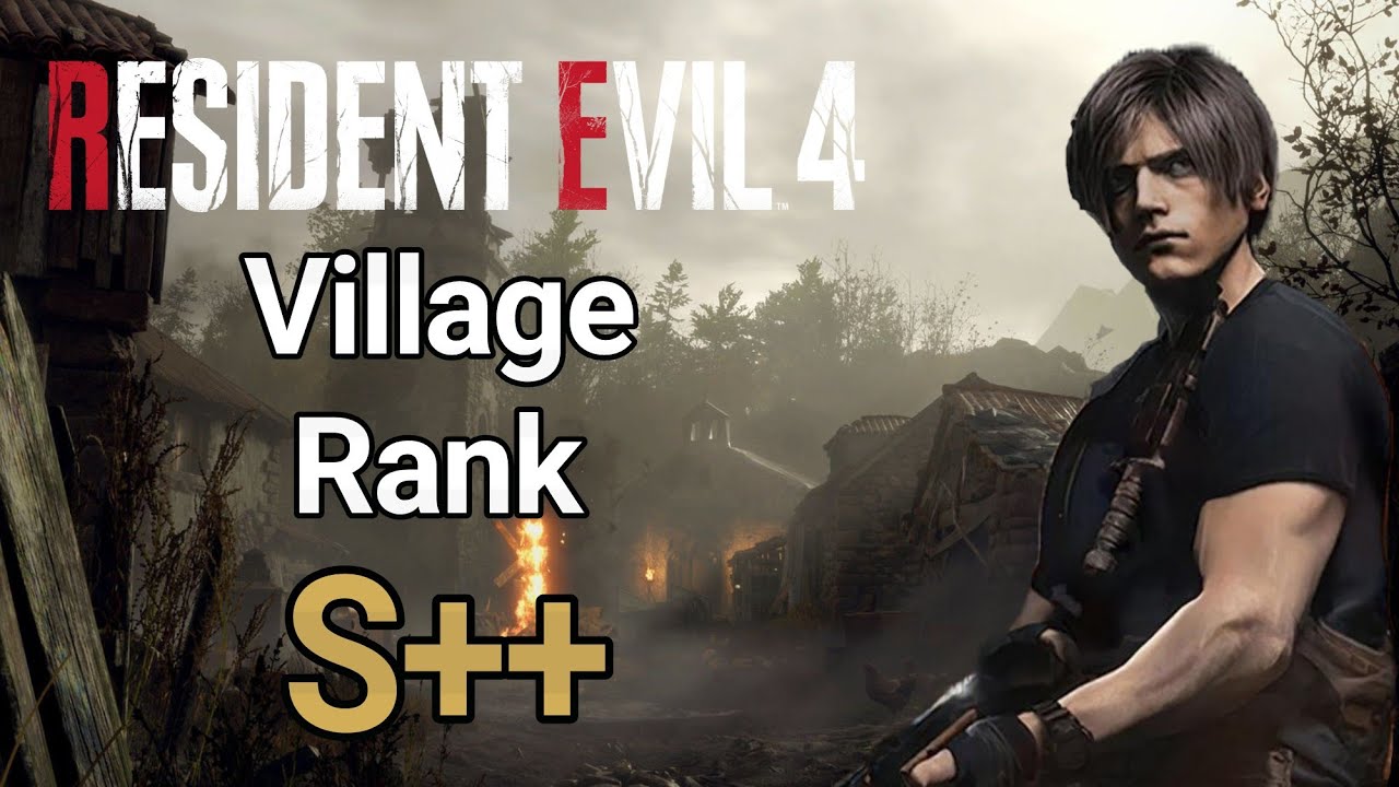 Resident Evil 4 Remake - Leon Gameplay Mercenaries S++ Rank (Village ...