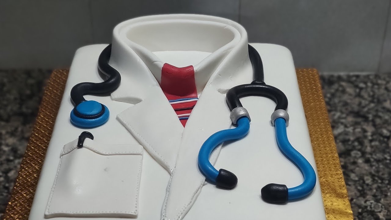 Doctor s lab coat Medicare Fhonden cake - YouTube