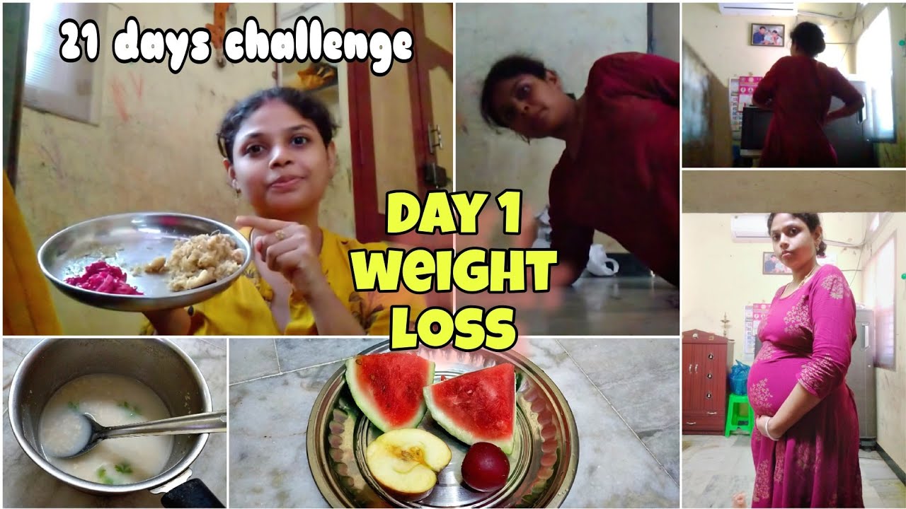 21 days weight loss challenge💪🏋️ || வாங்க சேர்த்து weight loss பண்ணலாம் ...