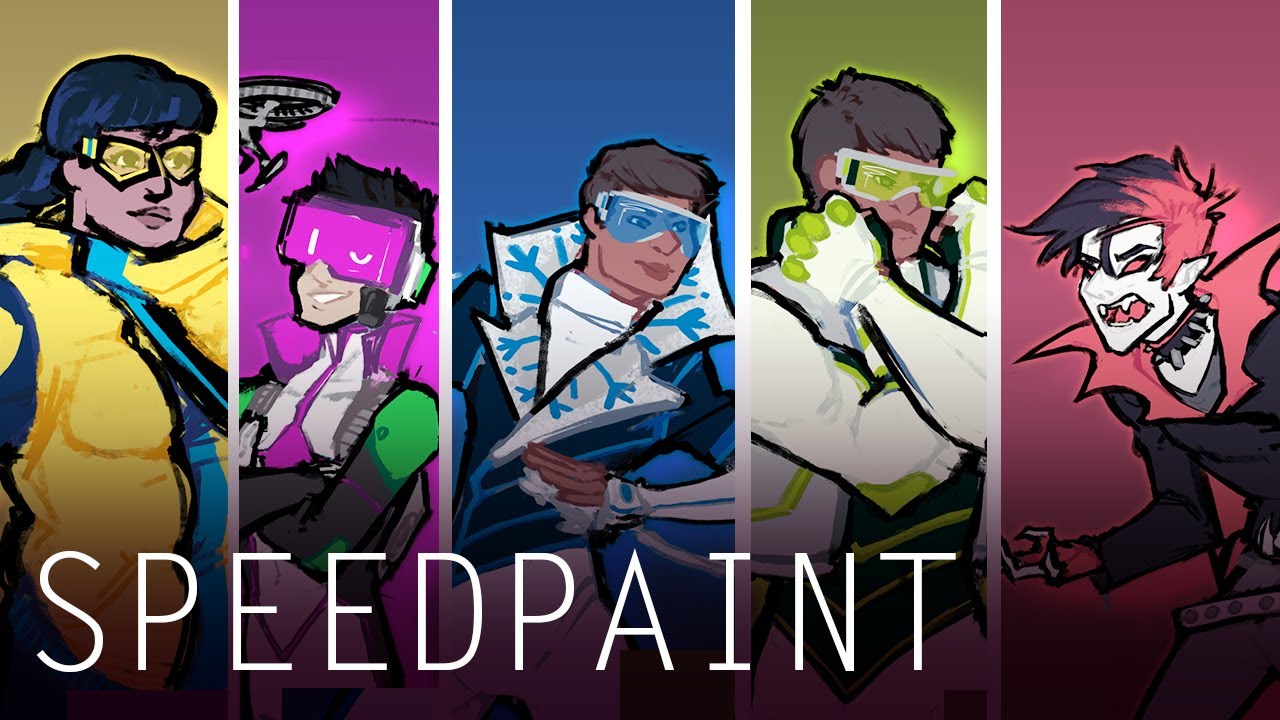 Speedpaint - New Warriors Redesign - YouTube