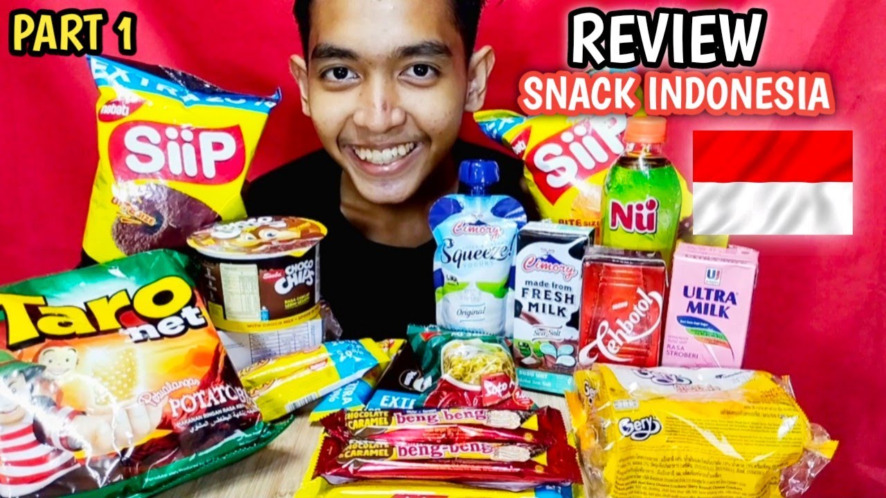 REVIEW SNACK INDONESIA 🇮🇩 | Part 1 | ORANG MALAYSIA CUBA MAKAN MAKANAN ...