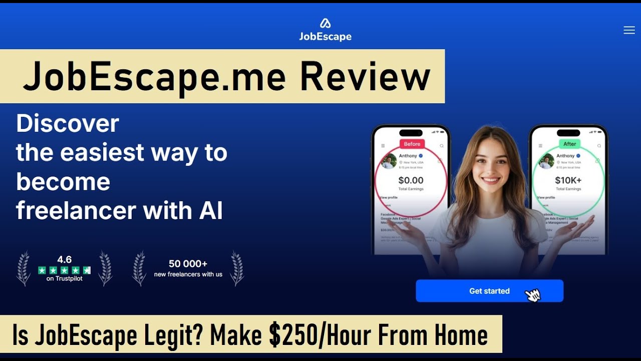 JobEscape Review - Is JobEscape Legit? Make $250/Hour From Home Real or Fake? - YouTube