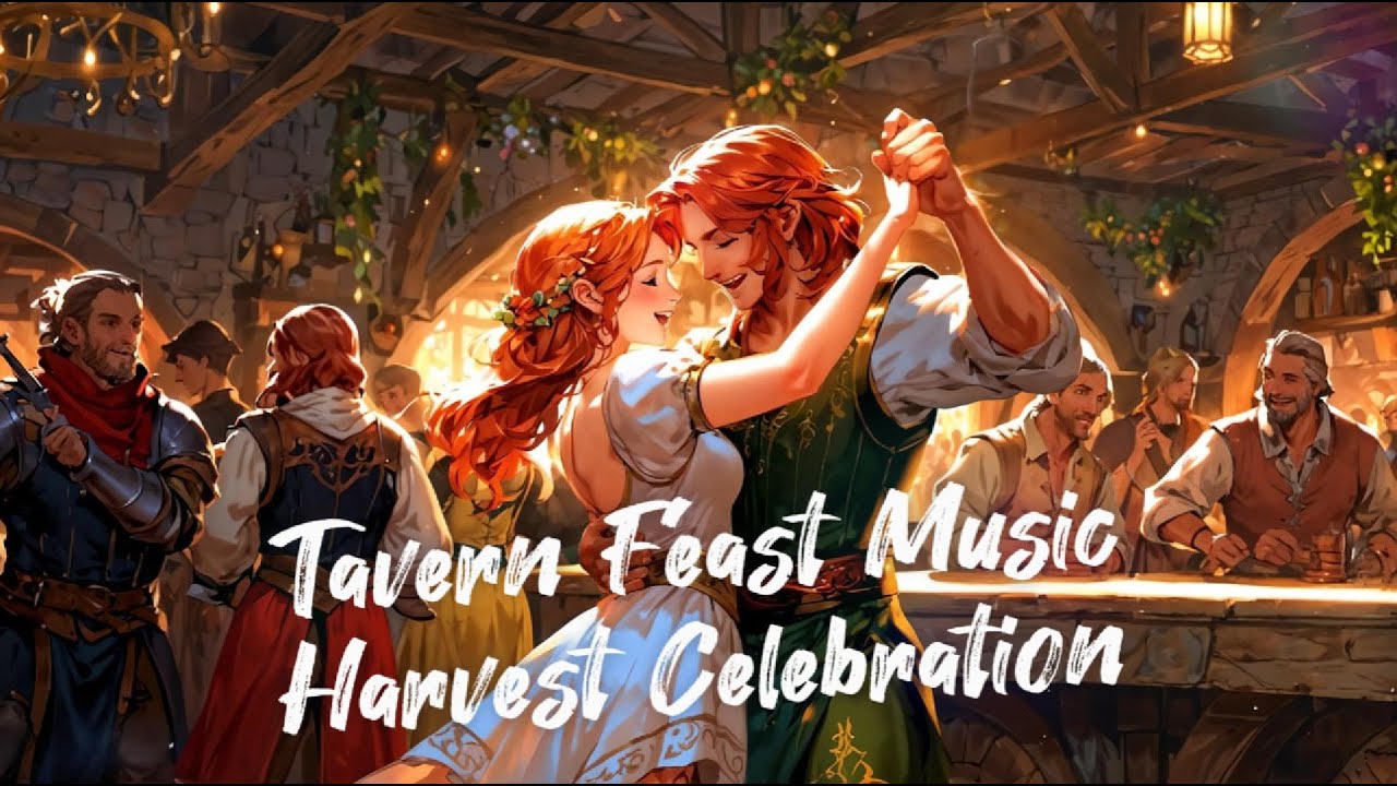Epic Fantasy Tavern Feast | Medieval Party Music | Harvest Celebration ...
