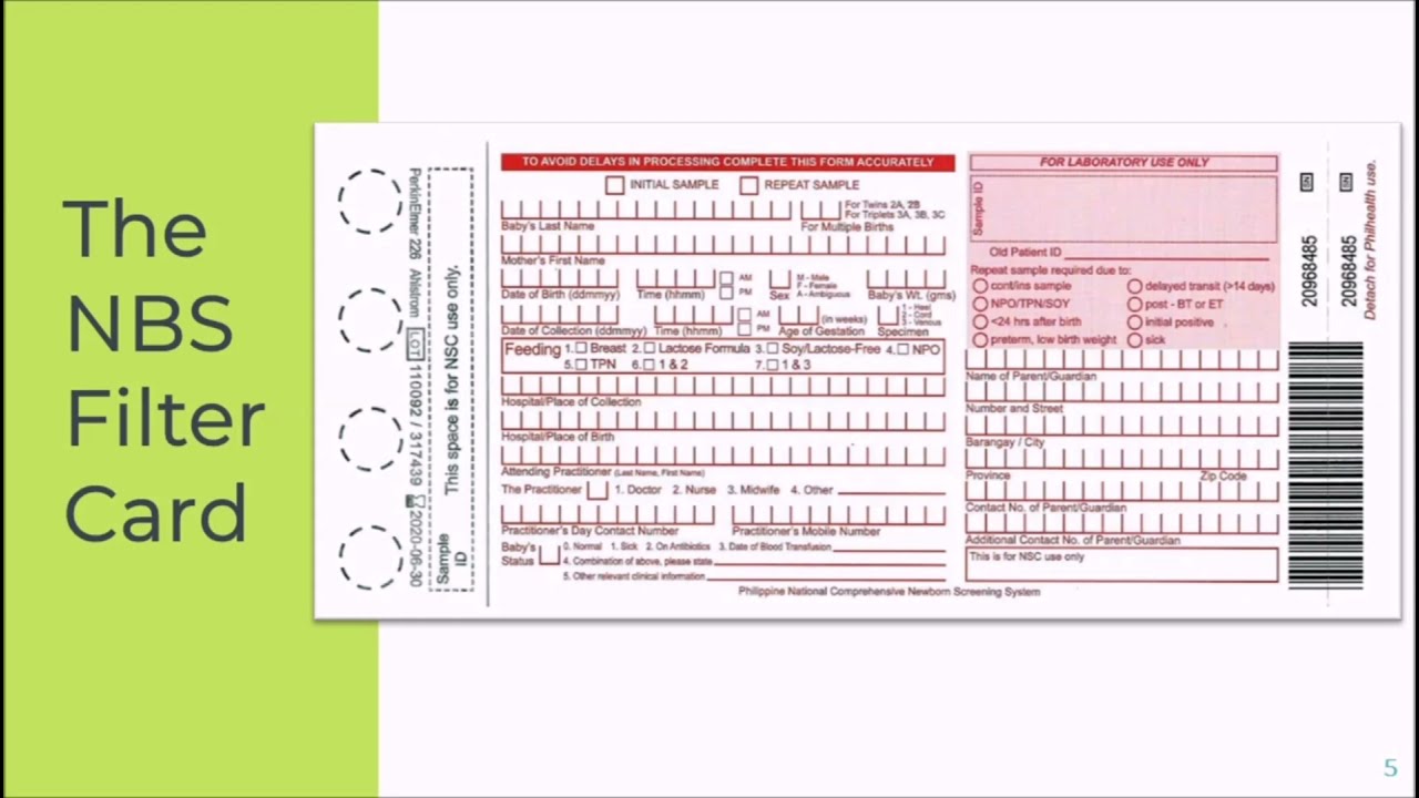 NBS PATIENT DATA COLLECTION - YouTube