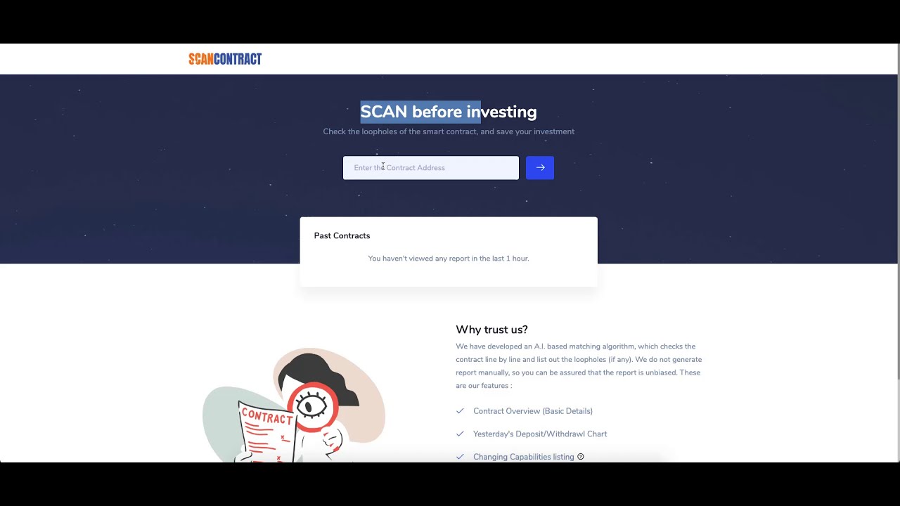 How to use Scan Contract to scan your Tron Smart Contract? - YouTube