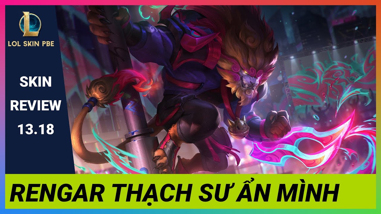 Rengar Thạch Sư Ẩn Mình - Street Demon Rengar | LOL SKIN PBE - YouTube