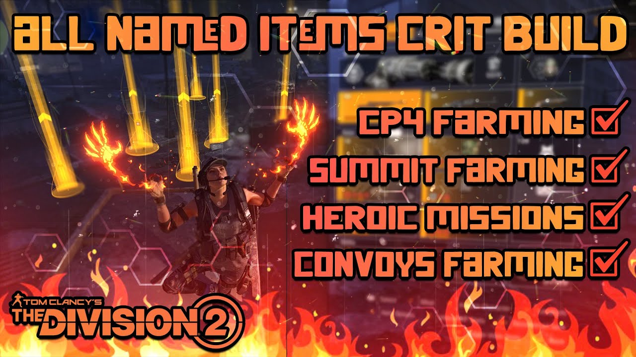 The Division 2 "I USED ALL NAMED ITEMS TO MAKE THIS BUILD" How many ...
