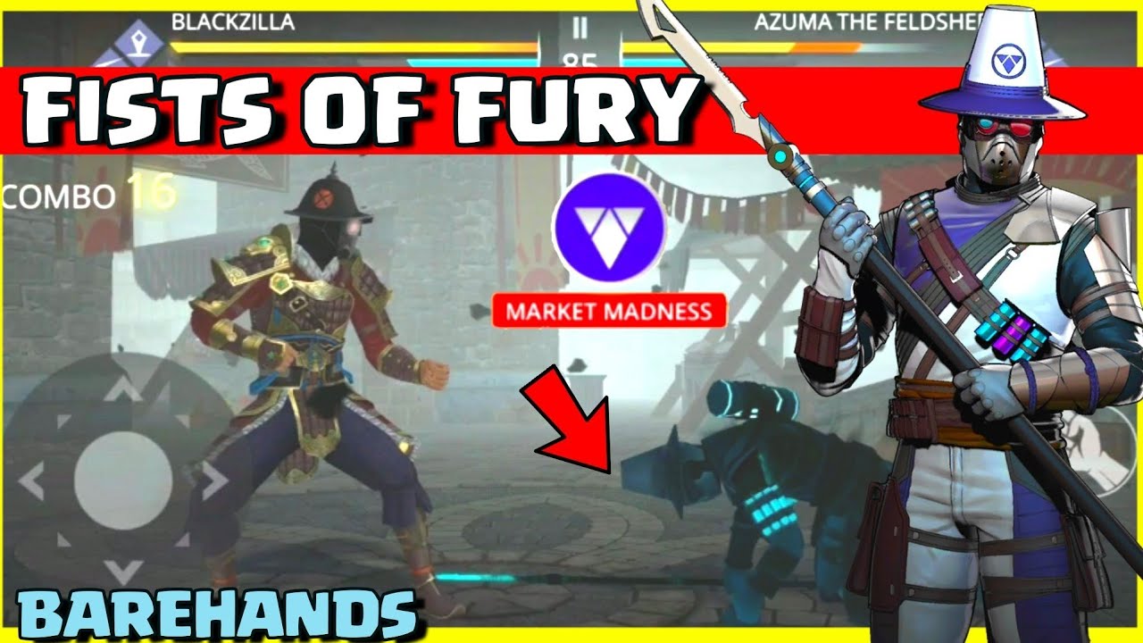 Shadow Fight 3 Azuma the FELDSHER beaten 3-0 with unarmed BAREHANDS ...