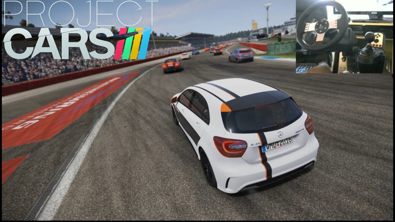 Project CARS / G27 + - Mercedes-Benz A45 AMG - 1080p - YouTube