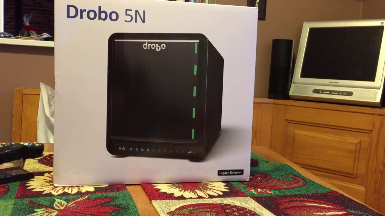 Drobo 5N - Unboxing of Initial Setup - Plex Media Server (Part I) - YouTube