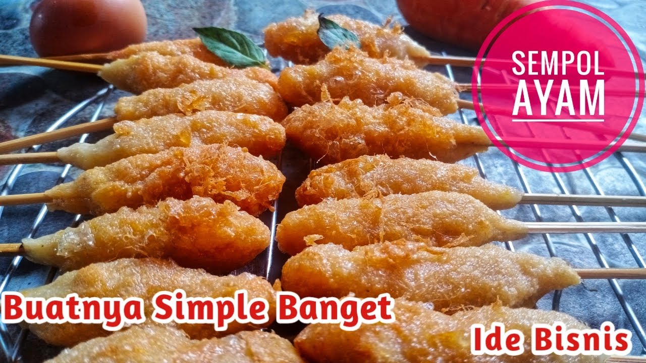 Resep & Cara Buat Sempol Ayam, Mudah Banget !! - YouTube