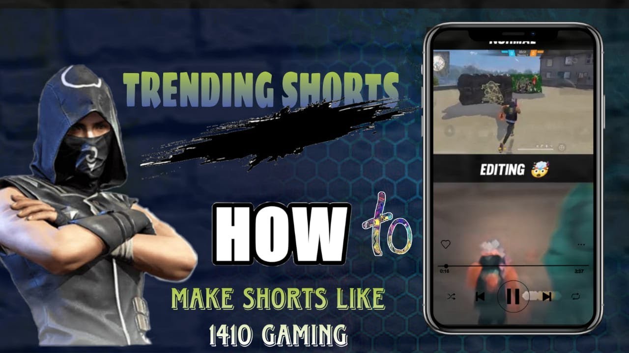 1410 Gaming Viral Short Editing 🤫 Tutorial - YouTube