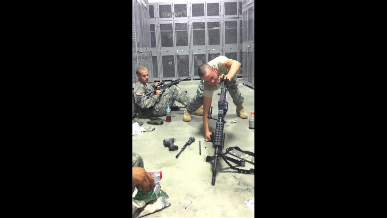 Disassemble and re assemble the M240B - YouTube