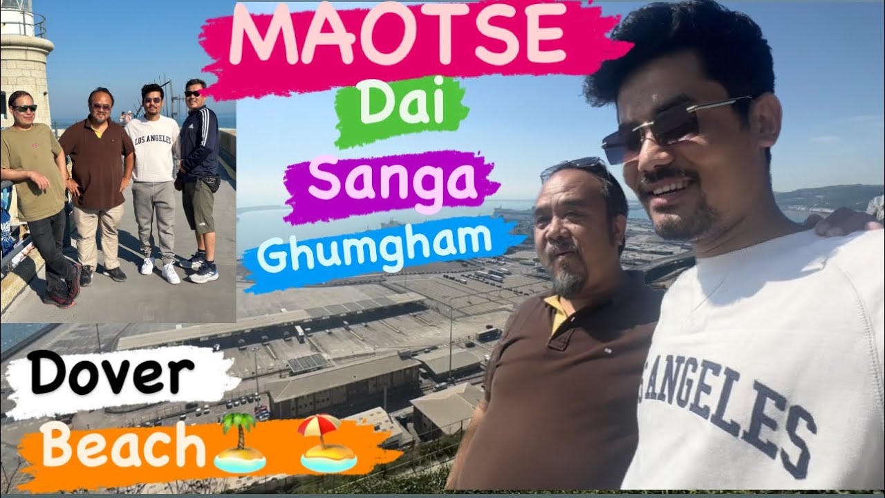 MAOTSE dai sanga ghumgham Dover Beach🏝️& Folkestone Beach🏖️||Ramailopal ...
