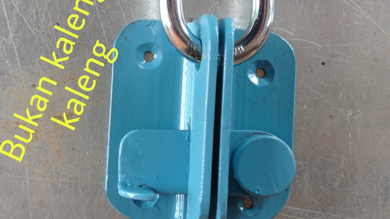 IDE KREATIF, CARA MEMBUAT KUNCI PINTU PAGAR, PINTU RUMAH SERTA PINTU ...