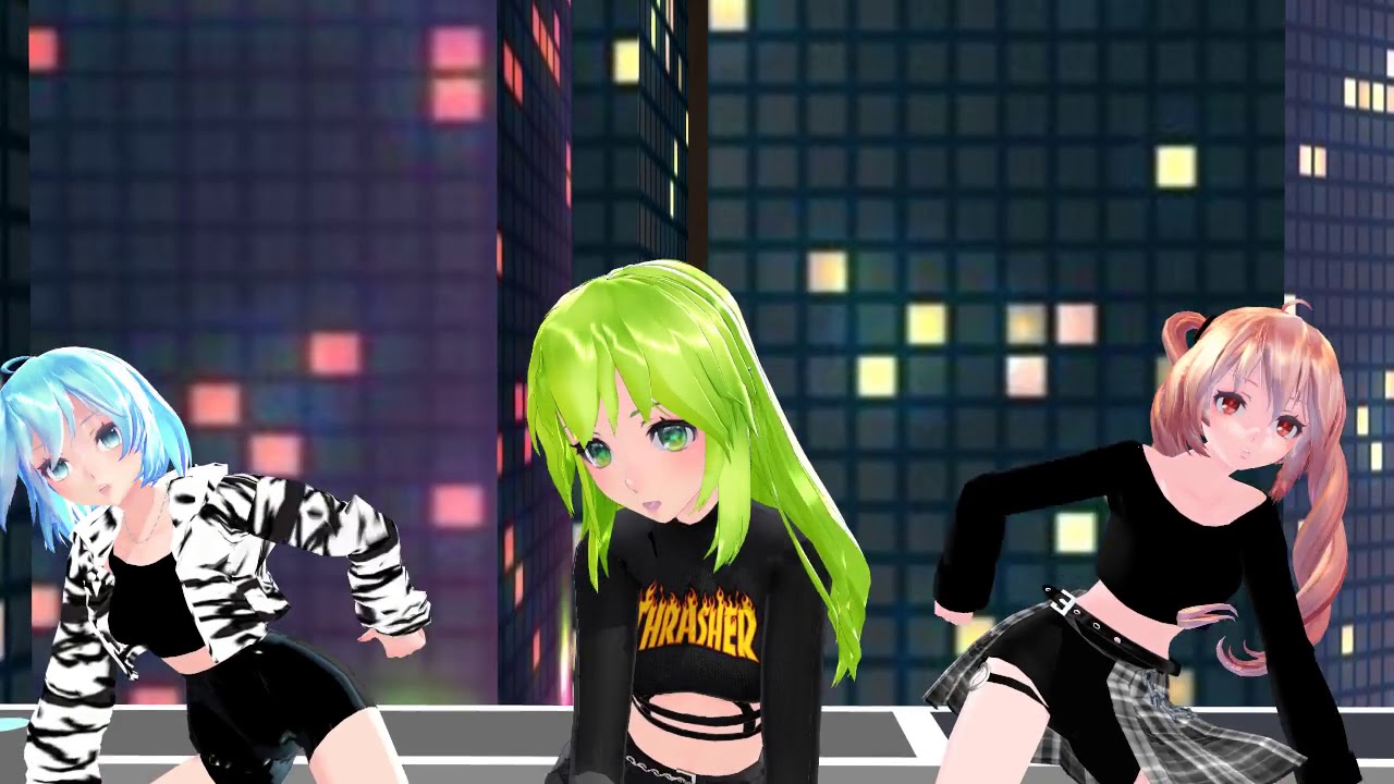 [MMD] ITZY - WANNABE (5P ver.) + MOTION DL - YouTube