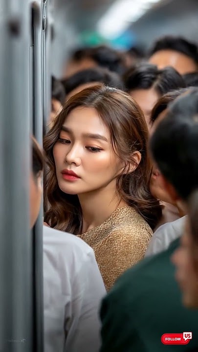 The crowded Seoul subway – Line 72 - YouTube