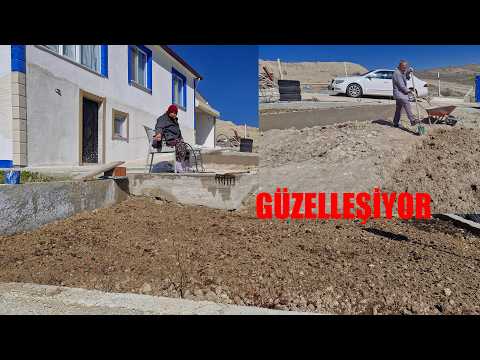 BAHÇEMİZ GÜZELLEŞİYOR HATİCE HANIMLA ELBİRLİĞİYLE FASULYE EKİMİNE HAZIR