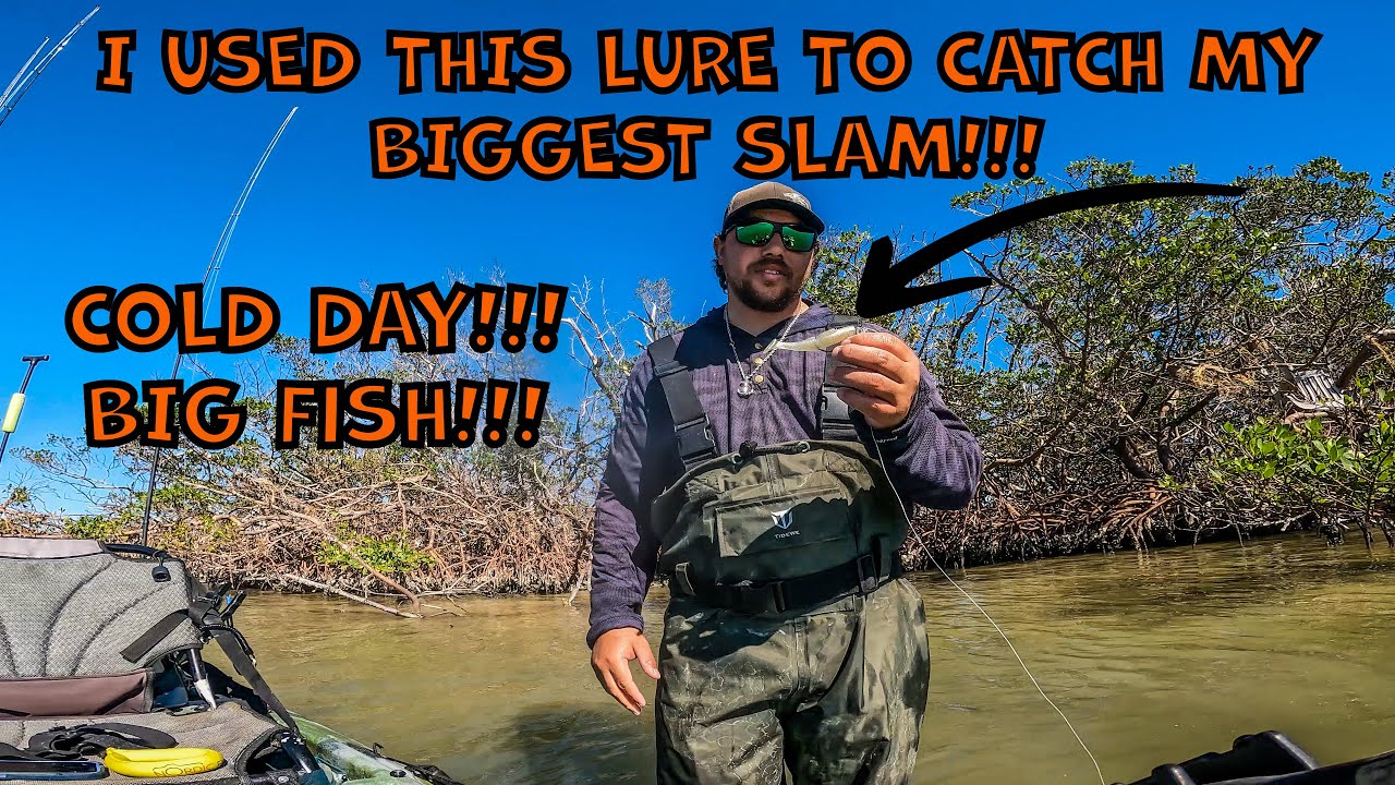 One lure caught my biggest slam! BIG FISH! INSHORE SLAM | Inshore Kayak ...