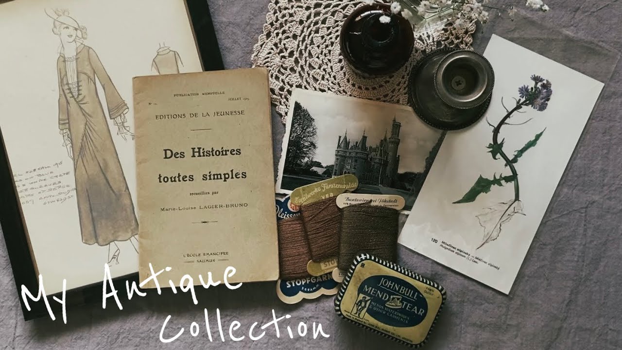 「My Antique Collection」通販での購入品と持っているアンティーク雑貨 - YouTube