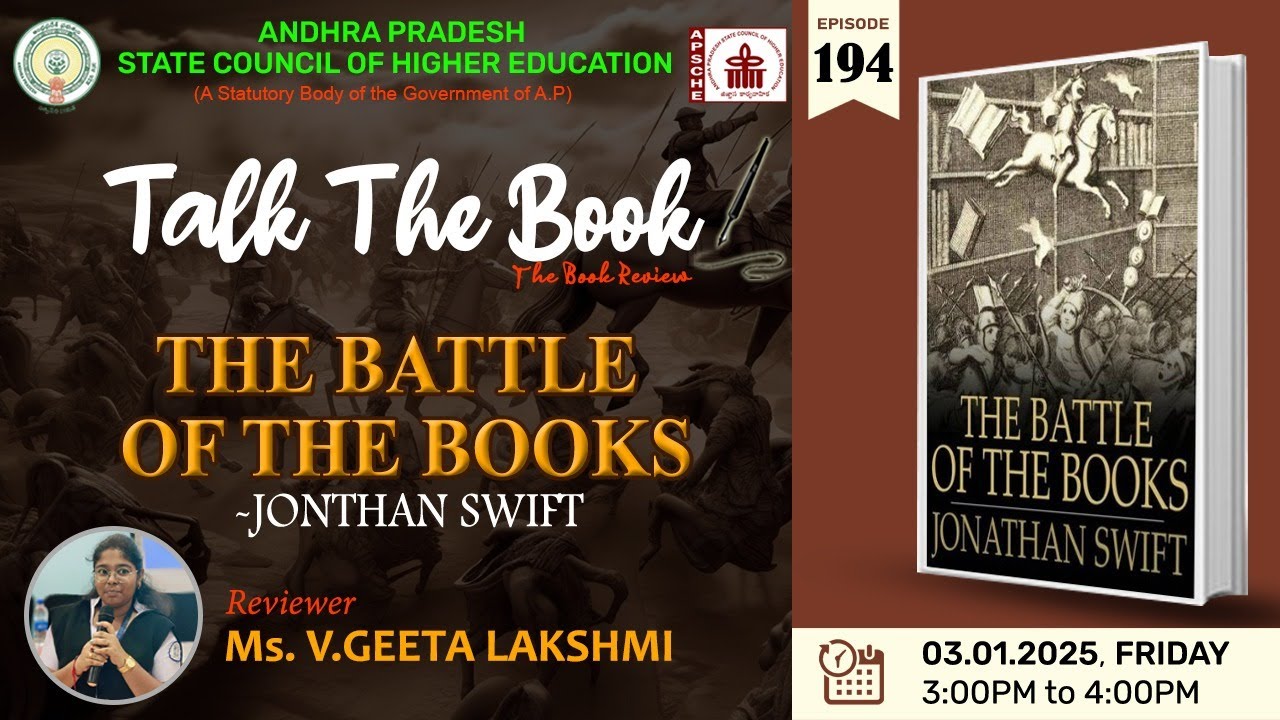 TB: EP 194 |THE BATTLE OF THE BOOKS -JONTHAN SWIFT | Reviewer:Ms. V ...