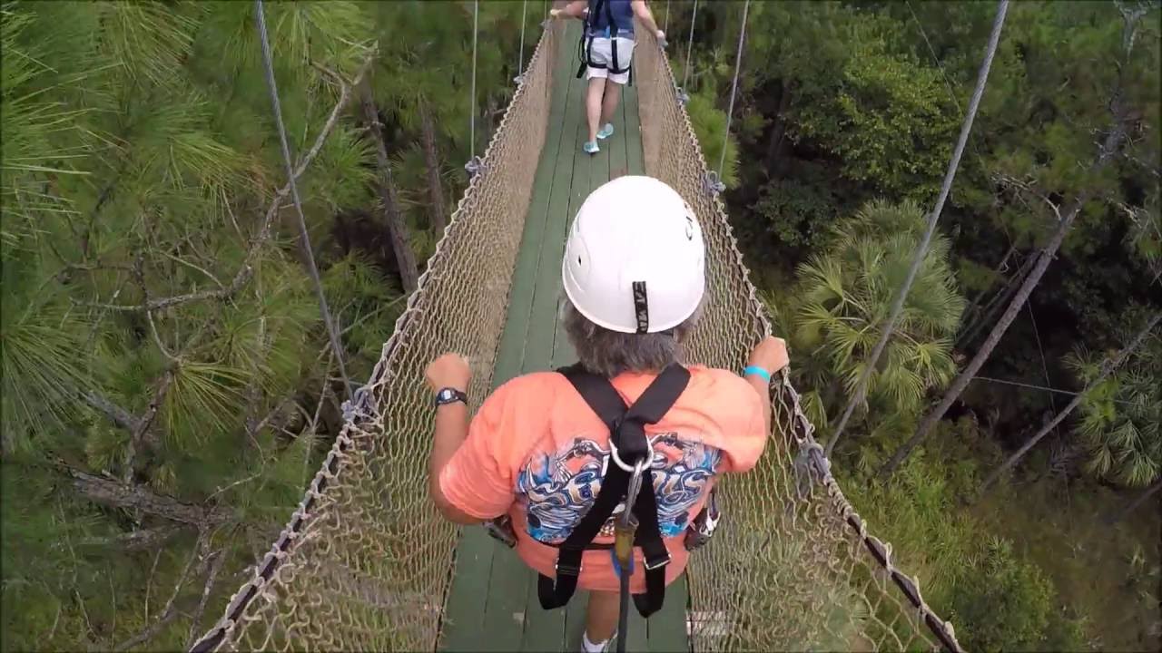 Zip Lining - Forever Florida #3 - YouTube