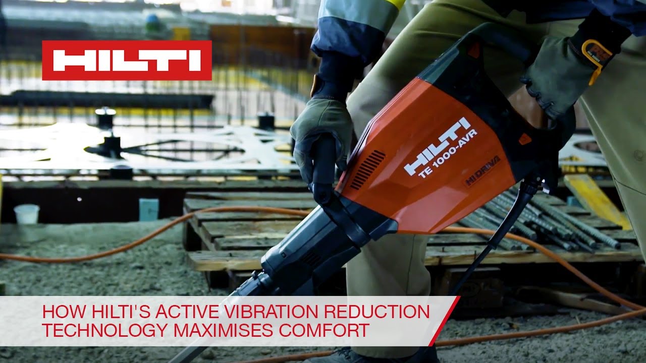 How Hilti's Active Vibration Reduction (AVR) technology maximises ...
