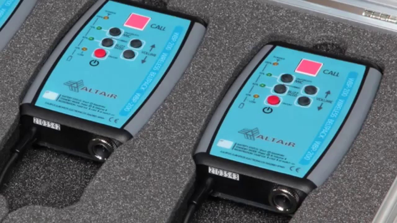 ALTAIR WBP-200 Single channel wireless beltpack ("Compact Series ...