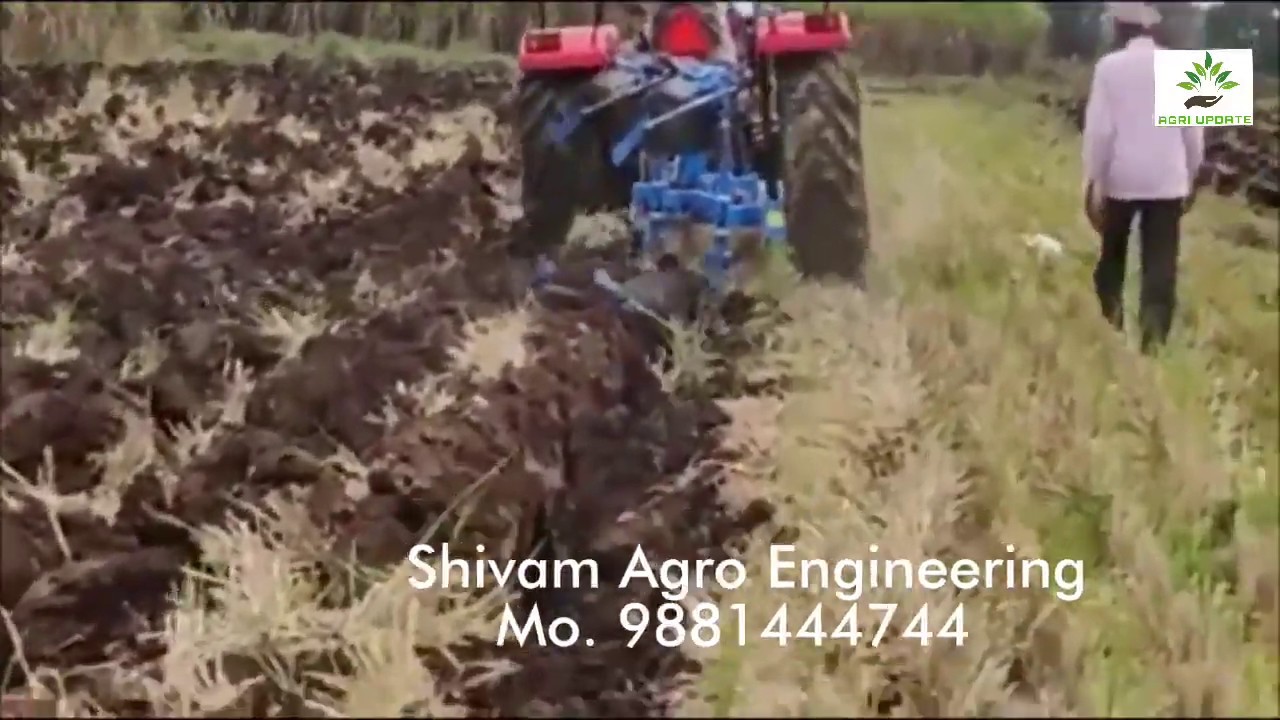 Jaguar - Hydraulic Reversible Plough # Shivam Agro Engineering - YouTube