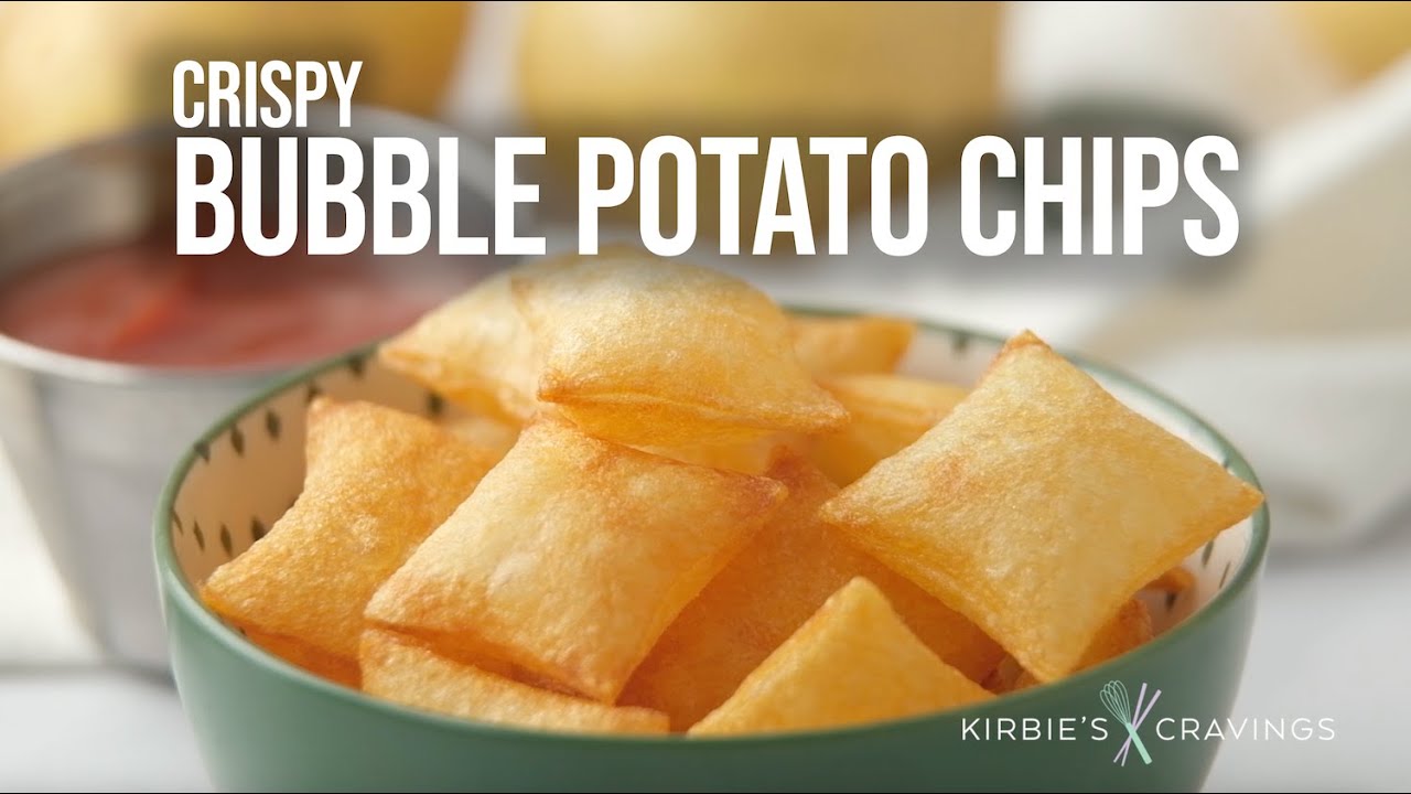 Crispy Bubble Potato Chips - YouTube