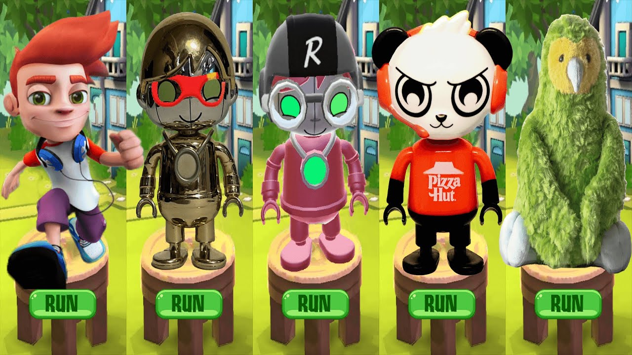 Tag with Robo Ryan and Infrared Robo Ryan vs Scary Kakapo Parrot vs Bus ...