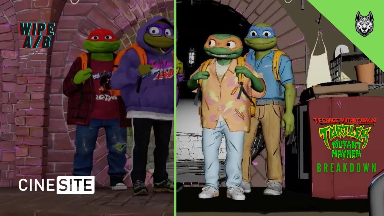 Teenage Mutant Ninja Turtles – Mutant Mayhem | Breakdown by Cinesite ...