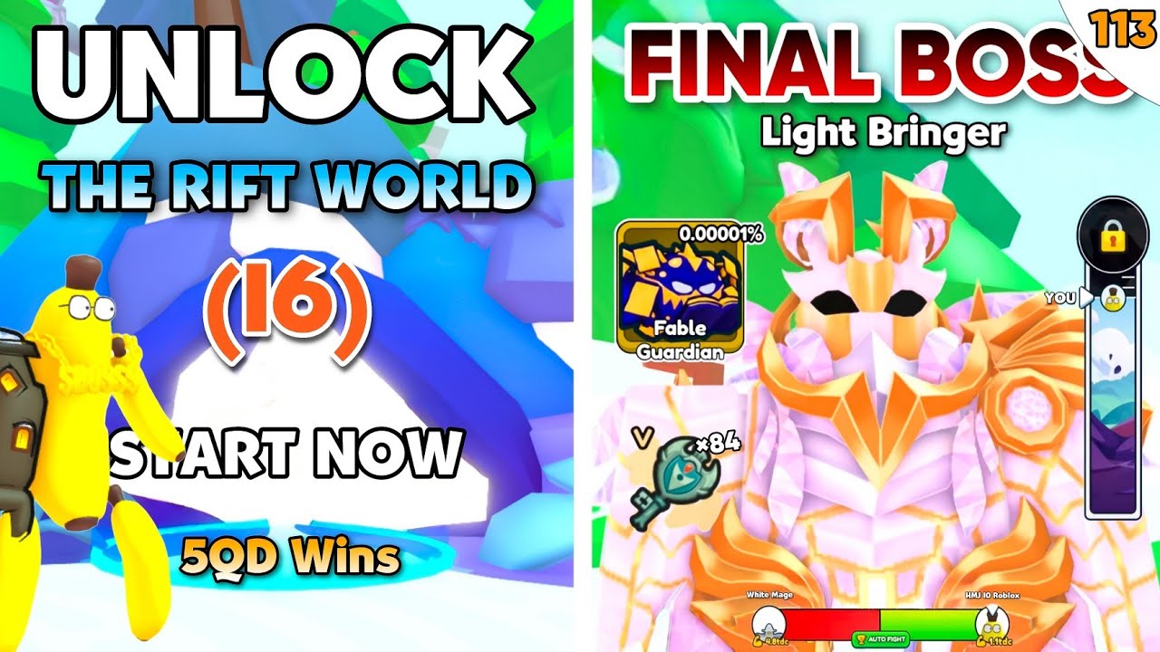 🔓The Rift World - 16 | Fable Guardian - Light Bringer Final Boss & Arm ...