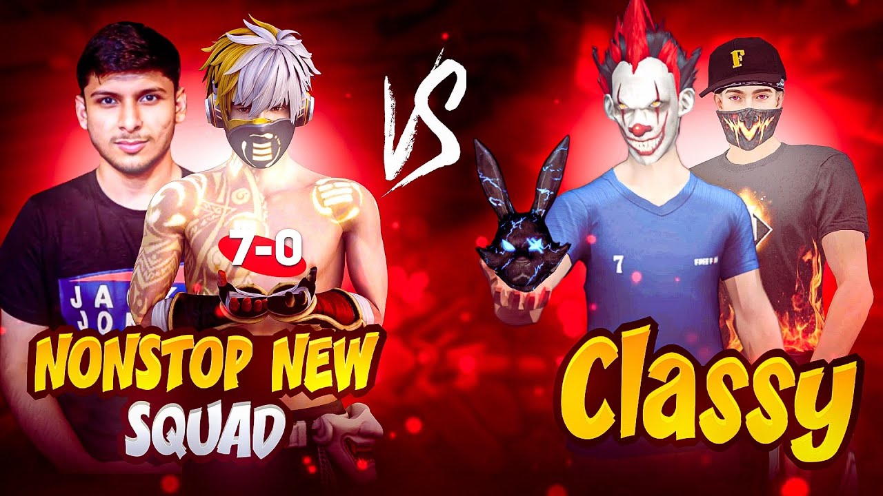 Classy FF Challenge 😱 Nonstop Secret Squad On Live Stream 🤬 NG Vs NXT ...