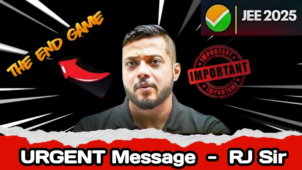 Alert! 🚨 Rajwant Sir Urgent Message JEE Mains | Safe Score JEE Mains 😱 ...