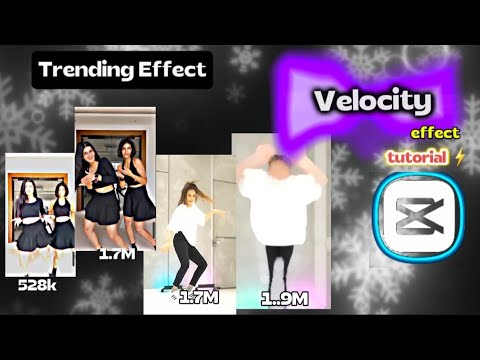 How To Add VELOCITY EFFECT In Capcut ⚡ | Velocity Effect Tutorial 🔥 | velocity edit capcut - YouTube