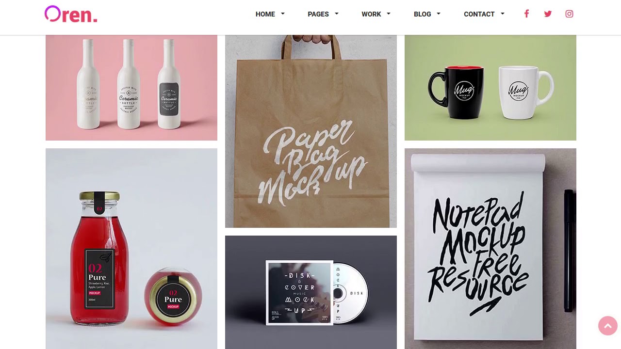 OREN - Responsive Multi-purpose HTML Template - YouTube