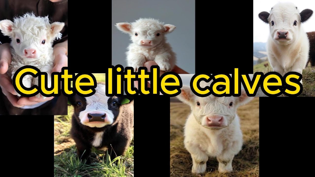 Cute little calves/15 million+ views - YouTube