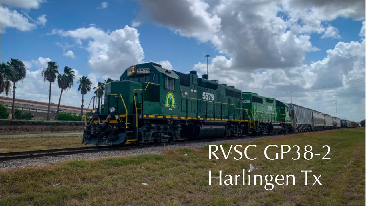 RVSC GP38-2 5579 East leads a Rio Valley Switching Co manifest into ...
