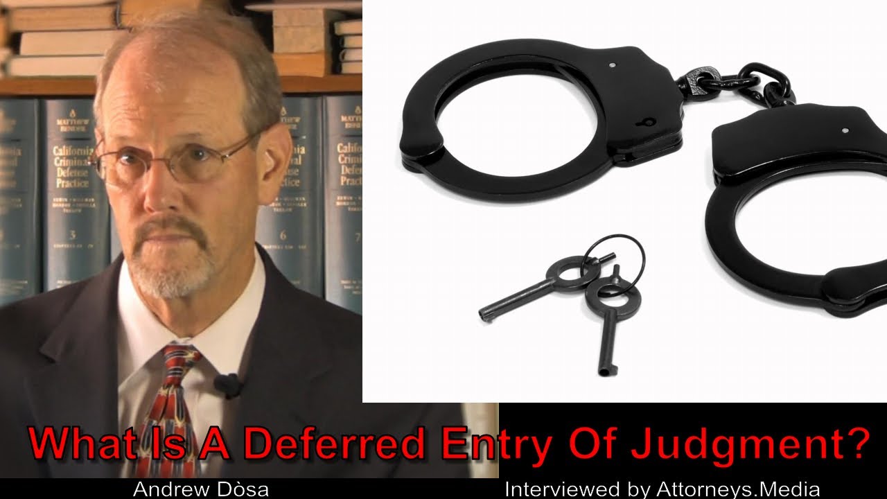 Understanding Deferred Entry of Judgment in Alameda County | Legal ...