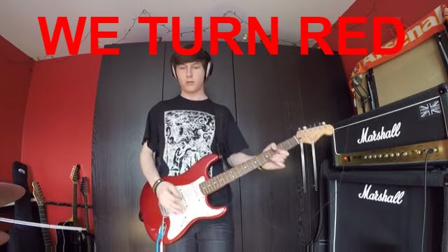 RED HOT CHILI PEPPERS - WE TURN RED - GUITAR COVER - YouTube