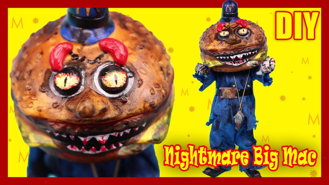 Creepy Nightmare Officer Big Mac DIY Makeover Repaint - Custom McDonald ...