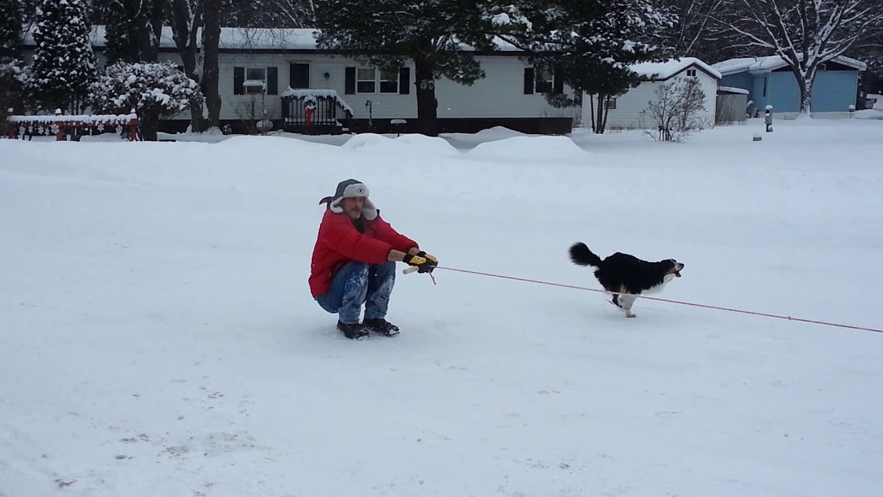 Redneck skiing in Central WI - YouTube